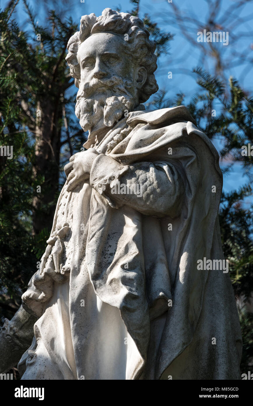 Hans Makart Statue im Stadtpark oder Denkmal Hans Makart, Wien - Wien ...