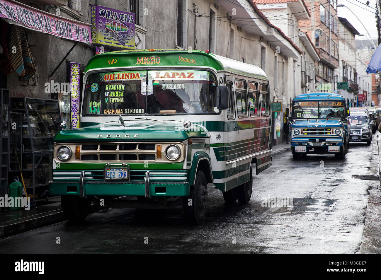 Public bus la paz -Fotos und -Bildmaterial in hoher Auflösung – Alamy