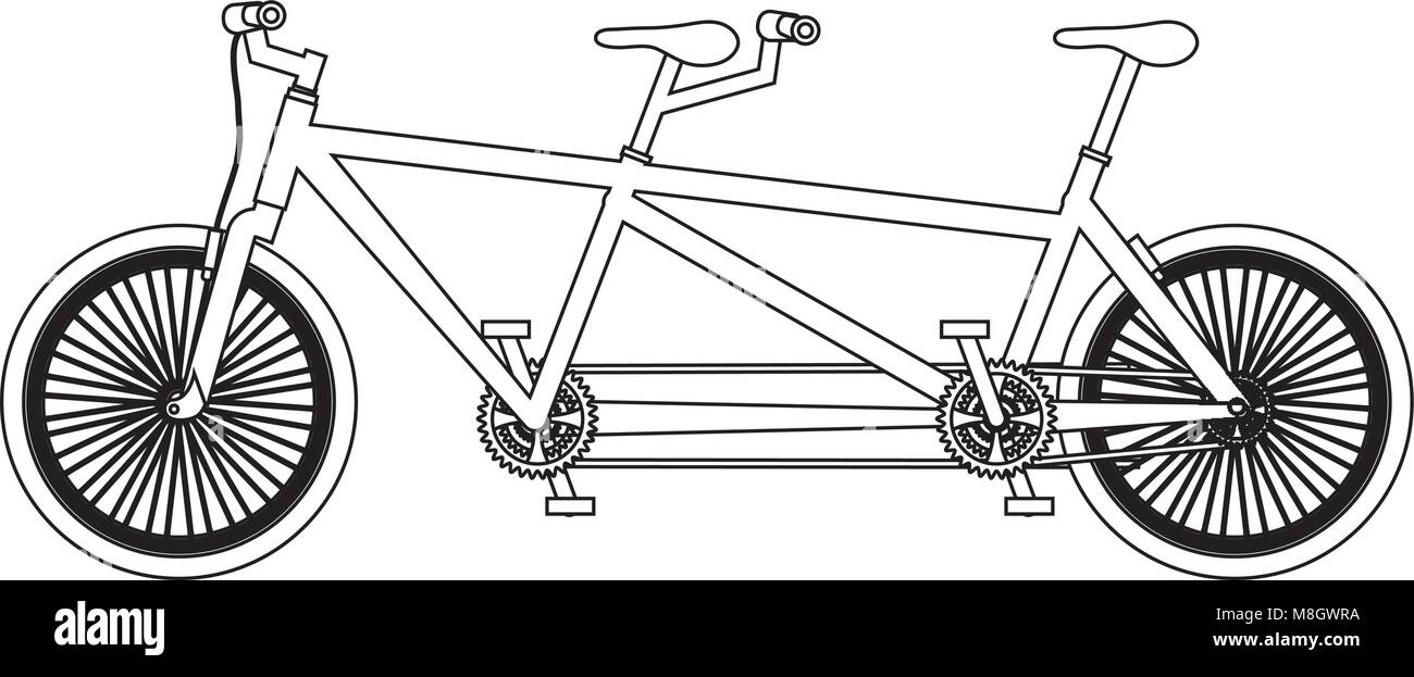 Tandem Symbol Stockfotos und -bilder Kaufen - Alamy