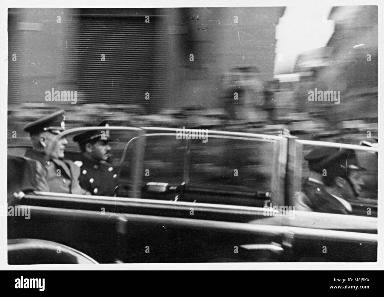 Historisches Foto des zweiten WELTKRIEGES: Hitler, Mussolini ...
