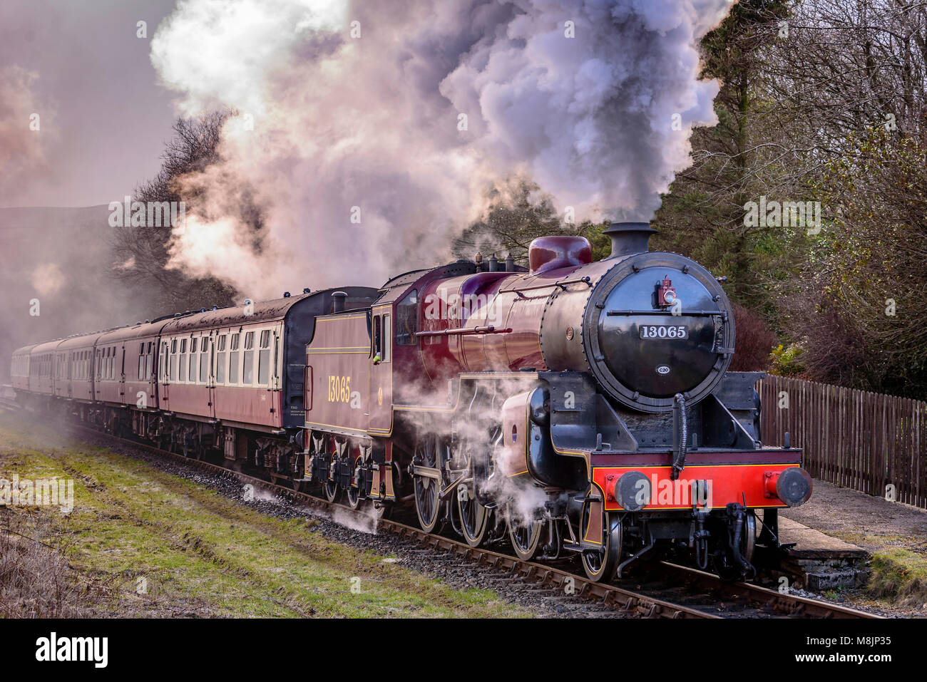 Die Mogul Dampflok die Krabbe abgebildet auf der East Lancashire ...