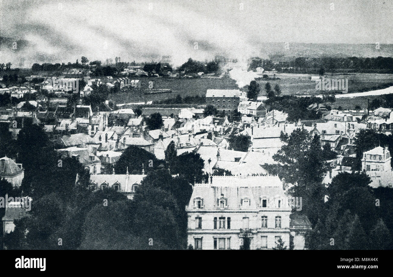 Dieses Foto stammt aus um 1917 und die Zeit des Ersten Weltkriegs die ...