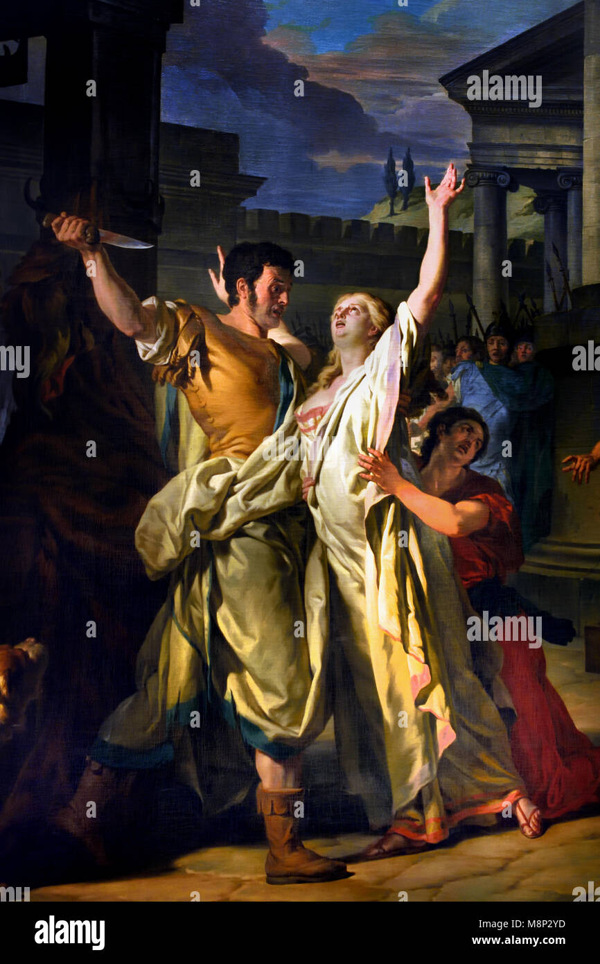 Virginius bereit, seine tochter zu erstechen -Fotos und -Bildmaterial ...