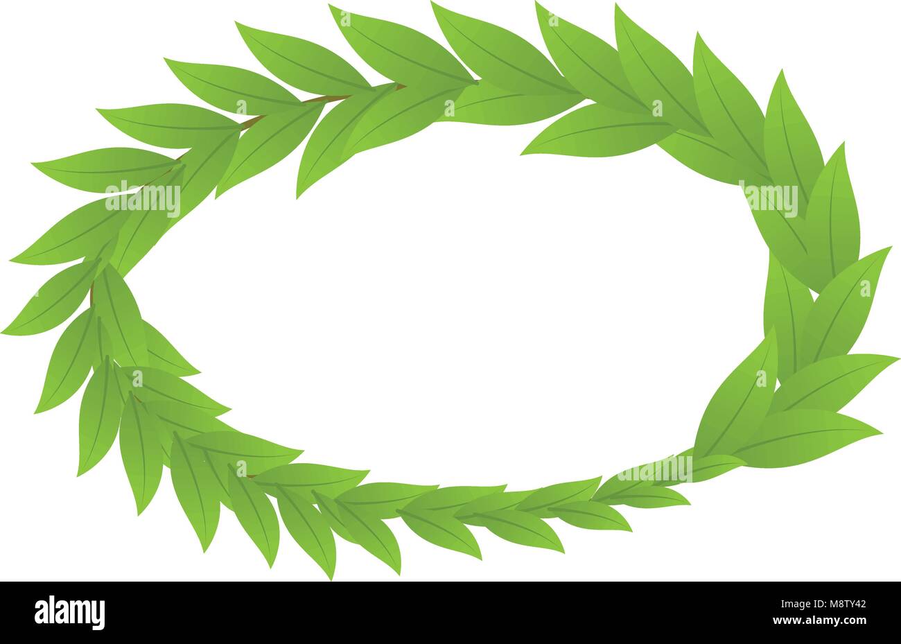 Werk Kranz Symbol, isometrische Stil Stock-Vektorgrafik - Alamy