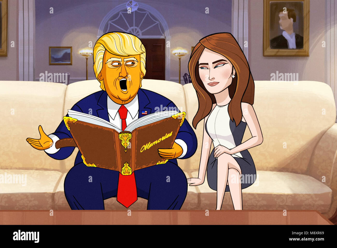 Melania trumpf und familie Stockfotos und -bilder Kaufen - Alamy