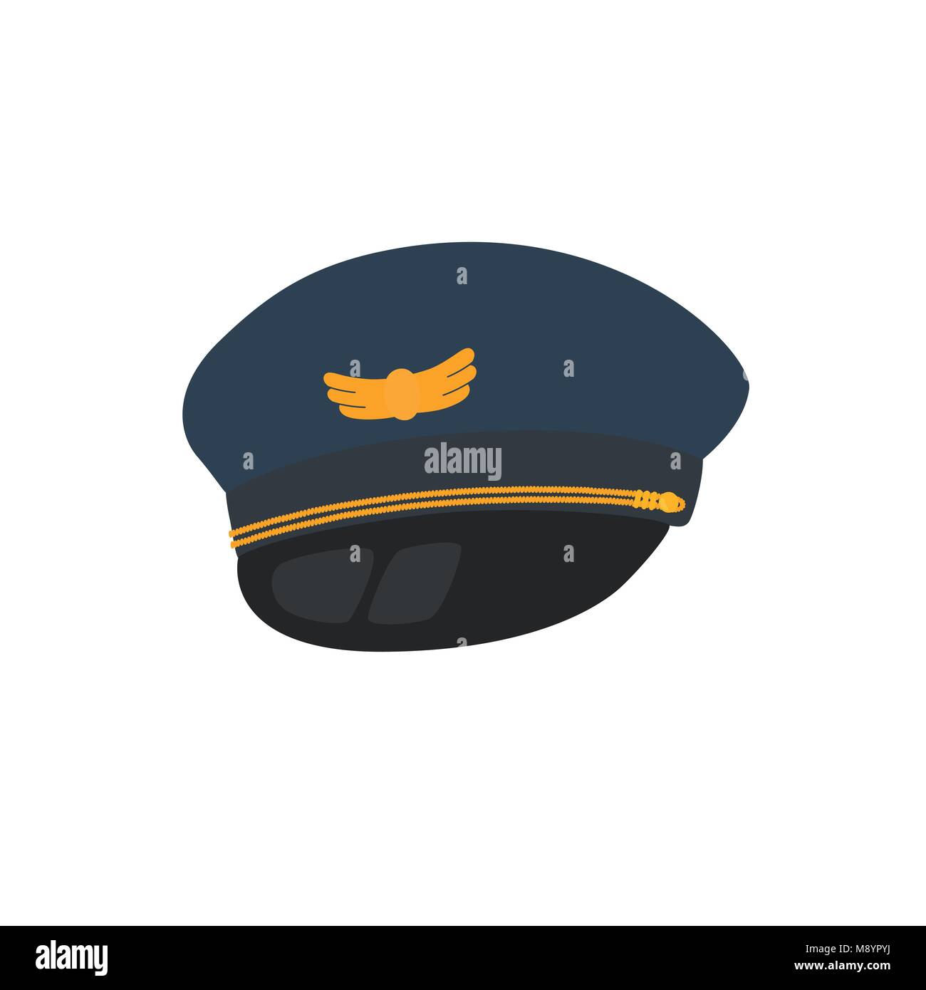 Blue pilot cap badge vector -Fotos und -Bildmaterial in hoher Auflösung ...