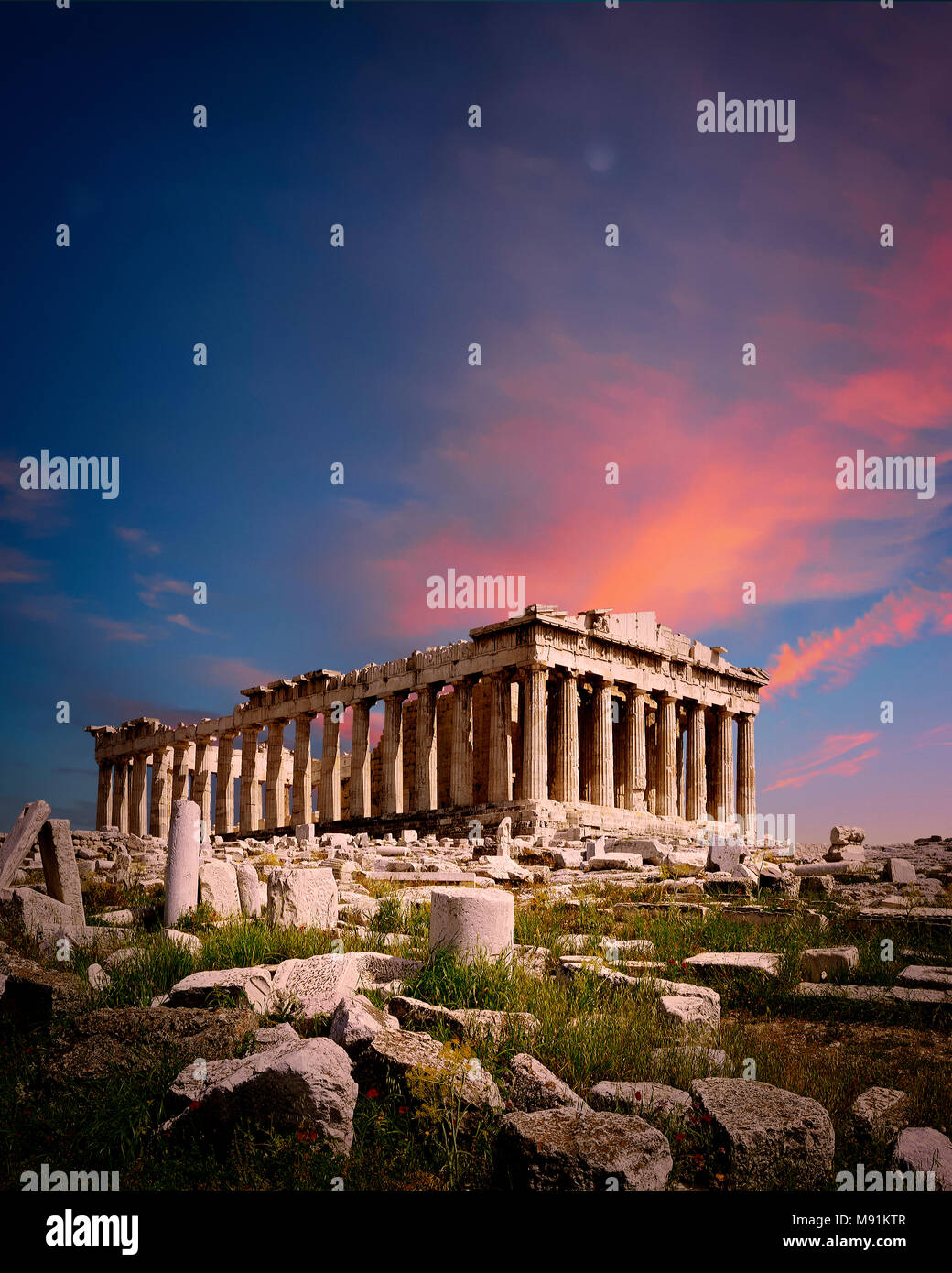 Akropolis Ansicht Stockfotos und -bilder Kaufen - Alamy