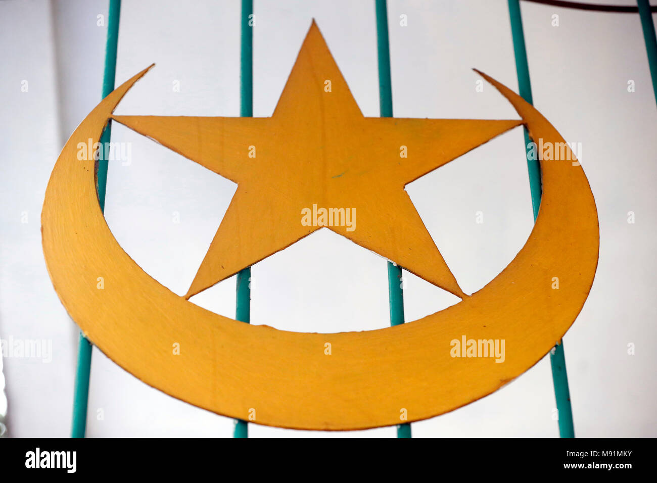 Muslim Symbol Islam Symbol Crescent Stockfotos & Muslim Symbol Islam ...
