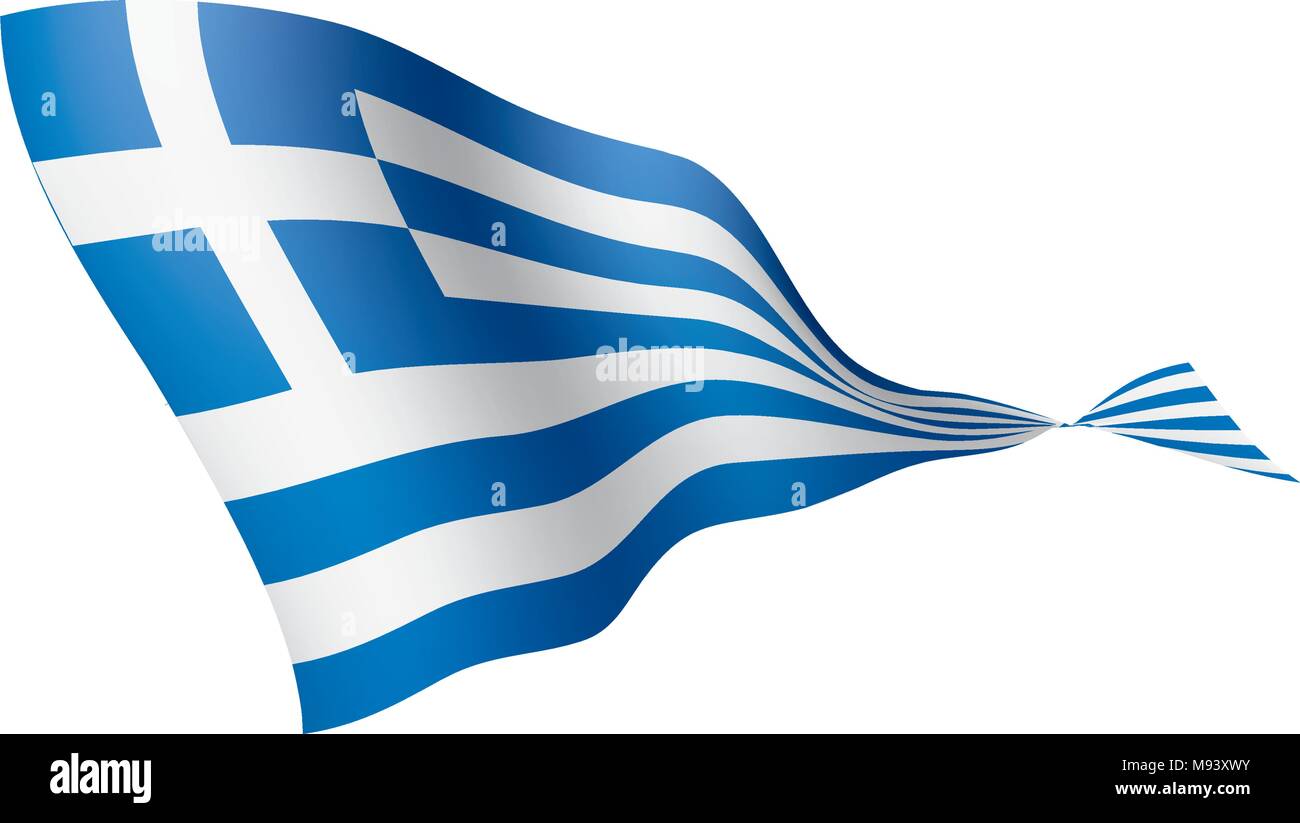 Isolated Greek Flag Vector Illustration Stockfotos & Isolated Greek ...