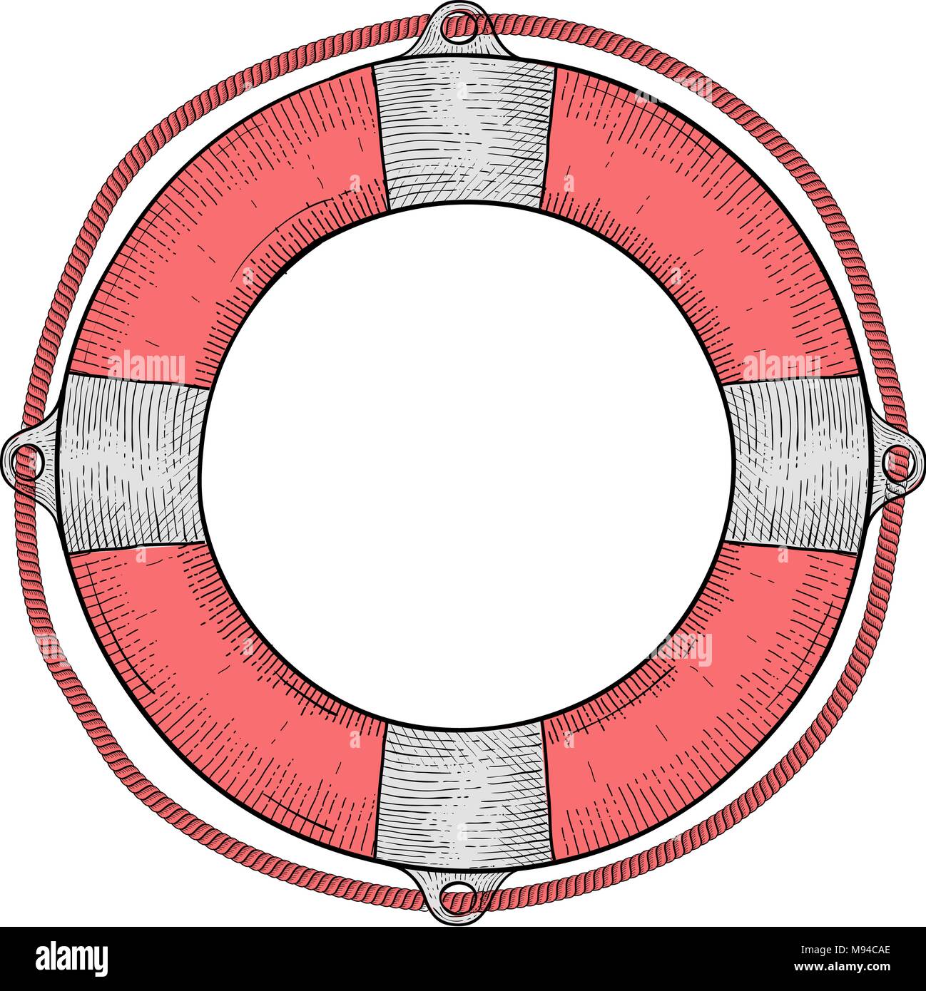 Rettungsring zeichnung Stock-Vektorgrafiken kaufen - Alamy