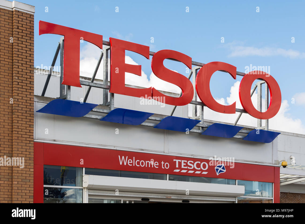 Tesco logo -Fotos und -Bildmaterial in hoher Auflösung – Alamy