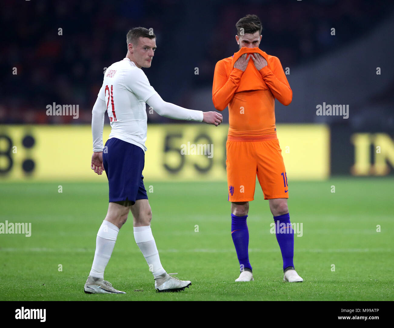 Jamie vardy reagieren -Fotos und -Bildmaterial in hoher Auflösung – Alamy