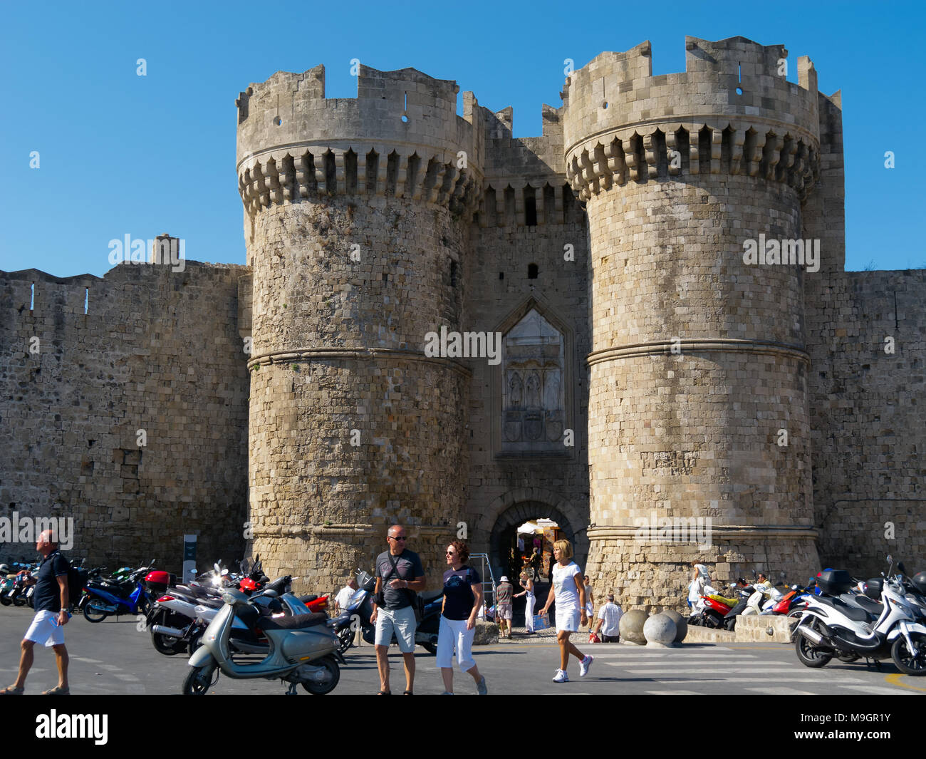Rhodos Mittelalterliche Stadt Stockfotos und -bilder Kaufen - Alamy