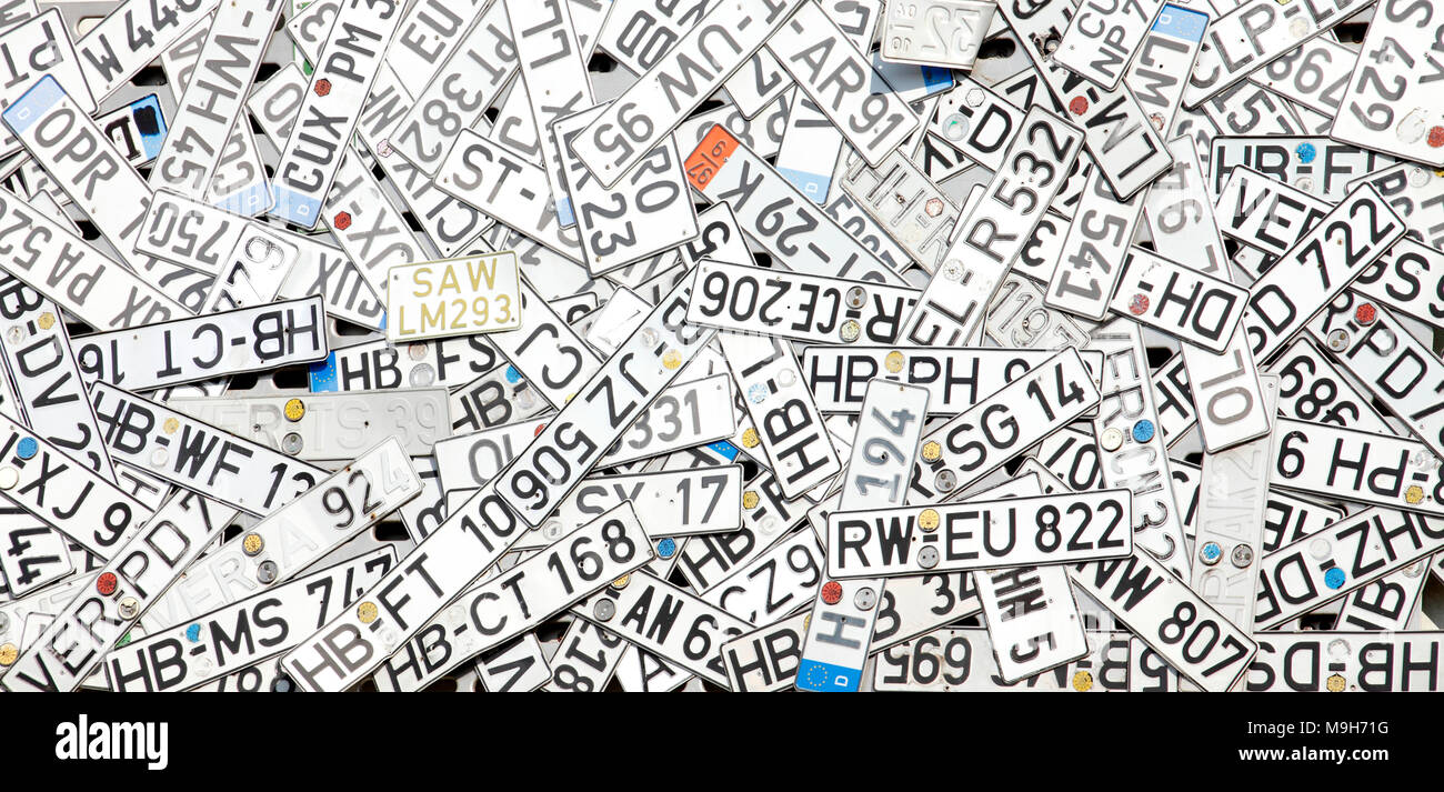 Kfz Kennzeichen Stockfotos und -bilder Kaufen - Alamy