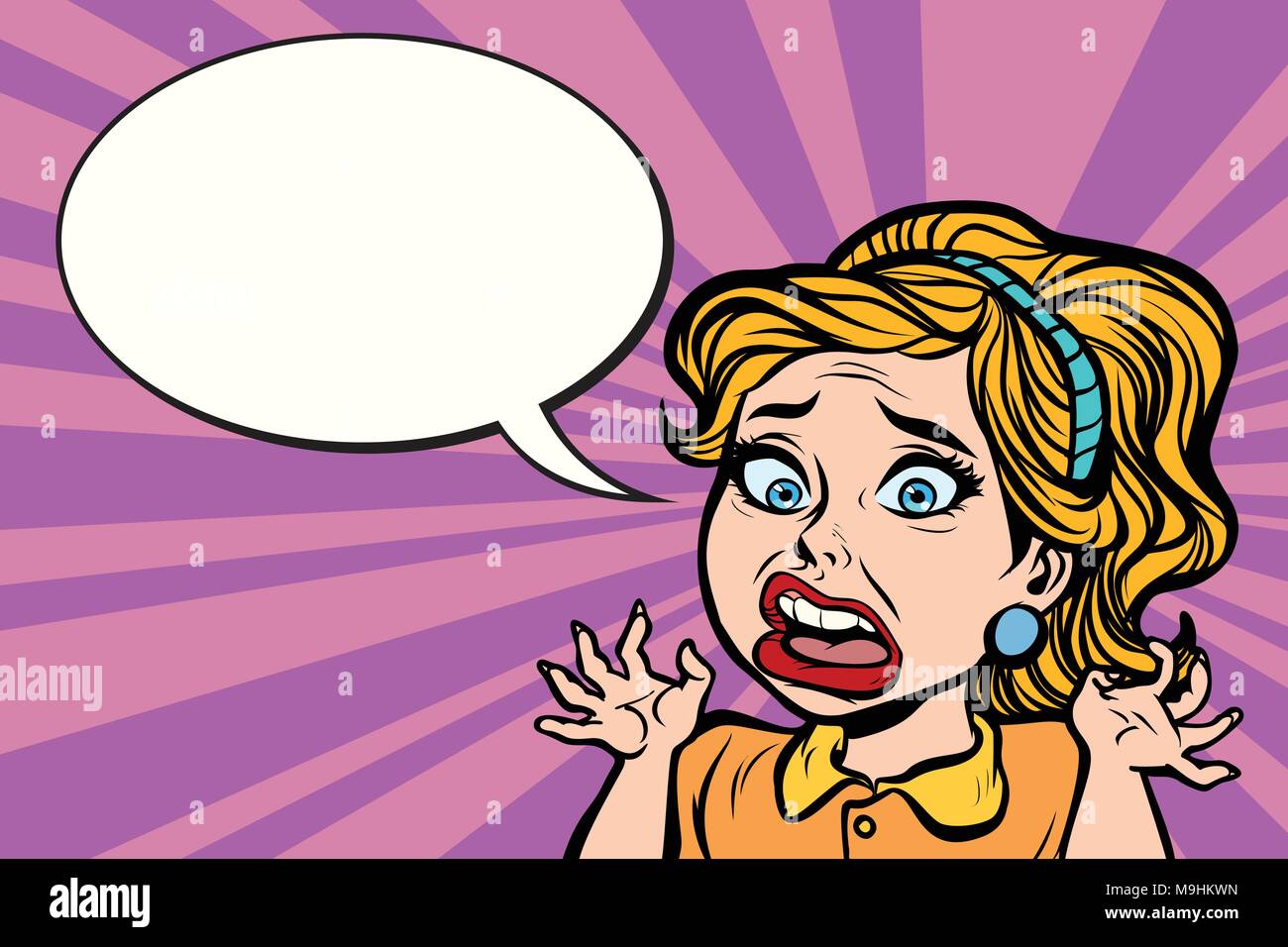 Cartoon angry woman -Fotos und -Bildmaterial in hoher Auflösung - Seite ...