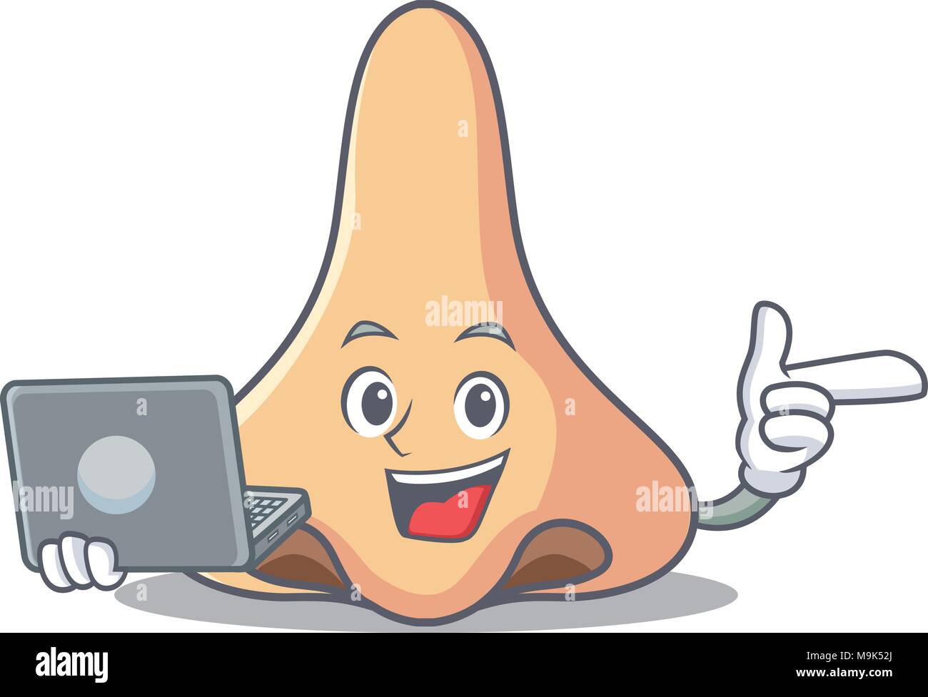 Nasen Cartoon Stil Stockfotos und -bilder Kaufen - Alamy