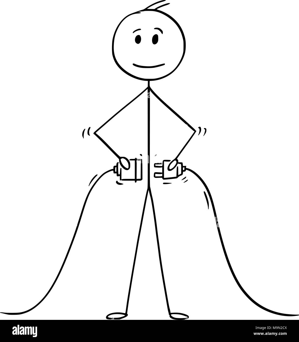 Stecker kabel verbindung Stock-Vektorgrafiken kaufen - Alamy