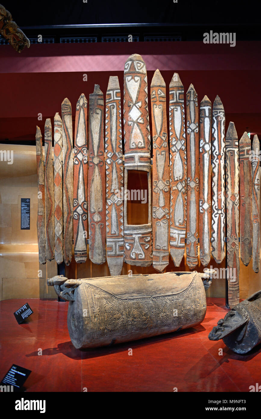 Geist Haus Papua Neu Guinea (ab Mitte des 20. Jh.) am Quai Branly ...