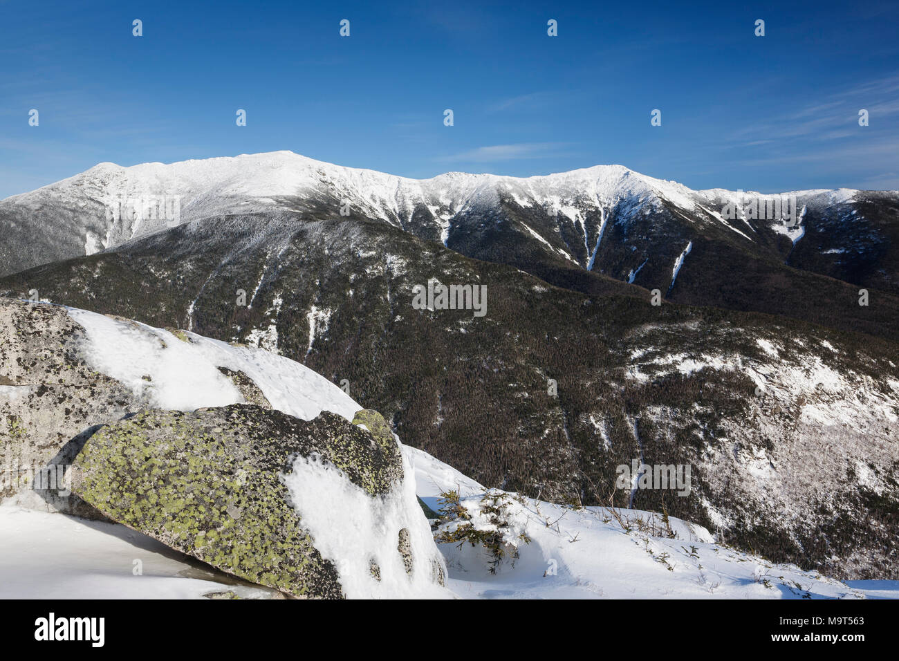 Franconia Notch State Park - Franken Ridge entlang vom Kinsman Ridge ...