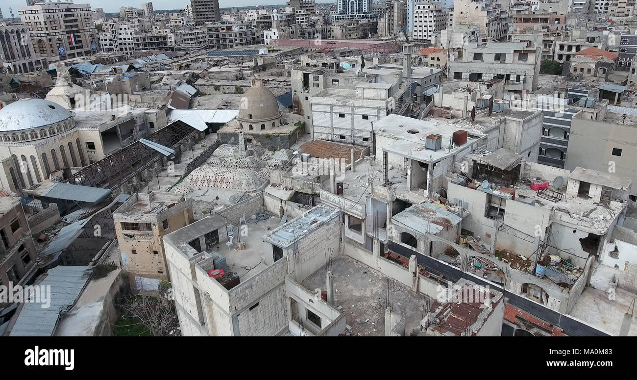 Damascus aerial view syria -Fotos und -Bildmaterial in hoher Auflösung ...