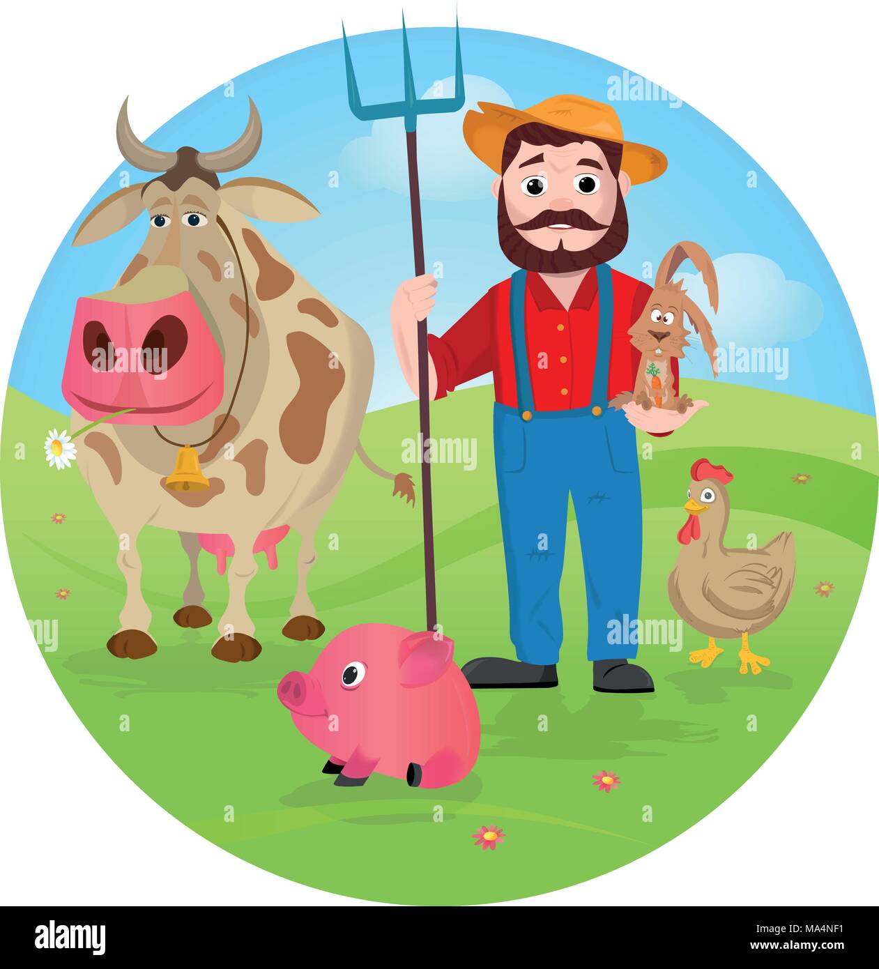 Cartoon Bauer Stockfotos & Cartoon Bauer Bilder - Alamy