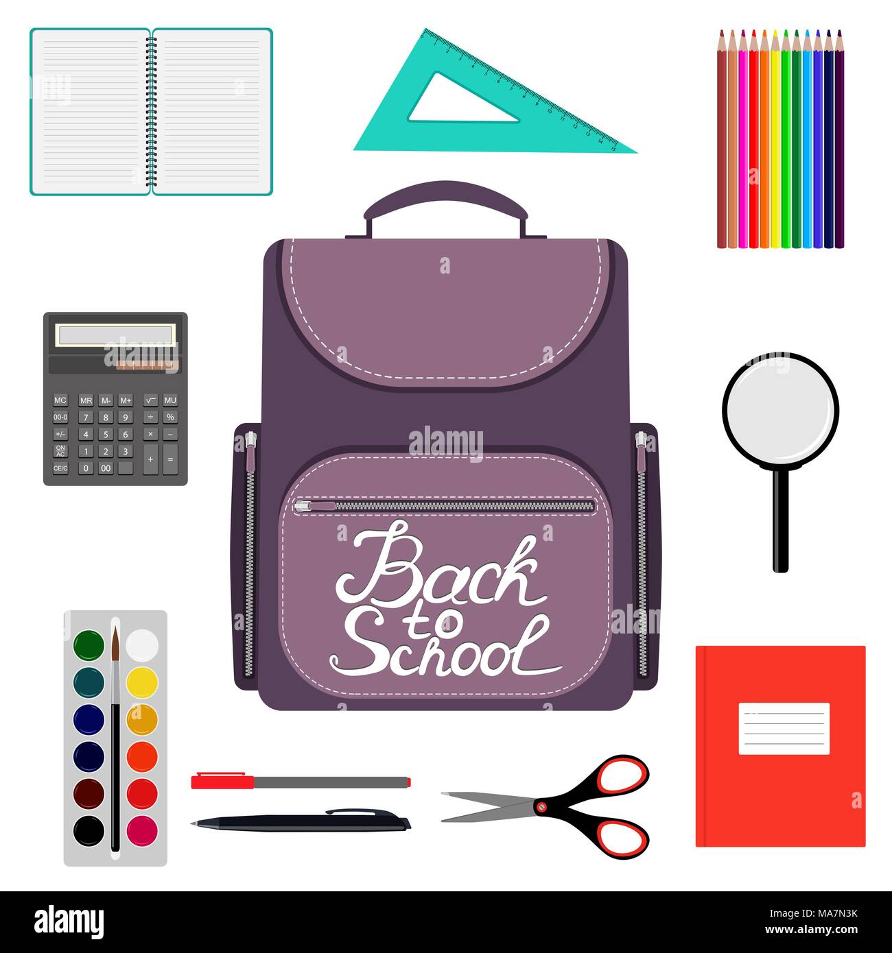 Gelbe lupe Stock-Vektorgrafiken kaufen - Alamy