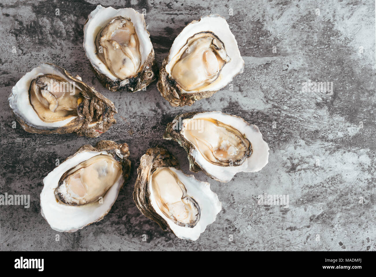 Austern Hintergrund Stockfotos und -bilder Kaufen - Alamy