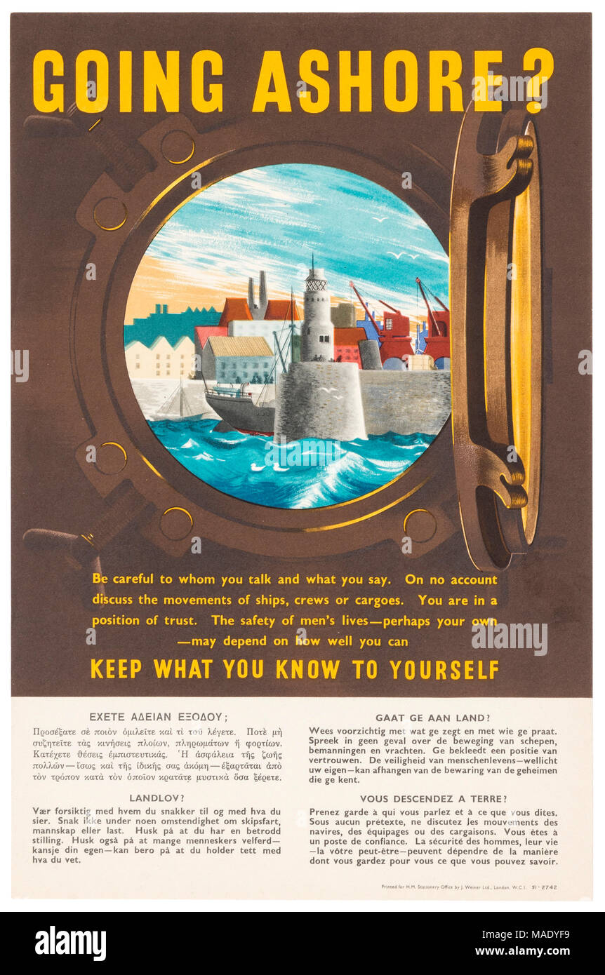 Propagandaplakate mit informationen zum zweiten weltkrieg -Fotos und ...