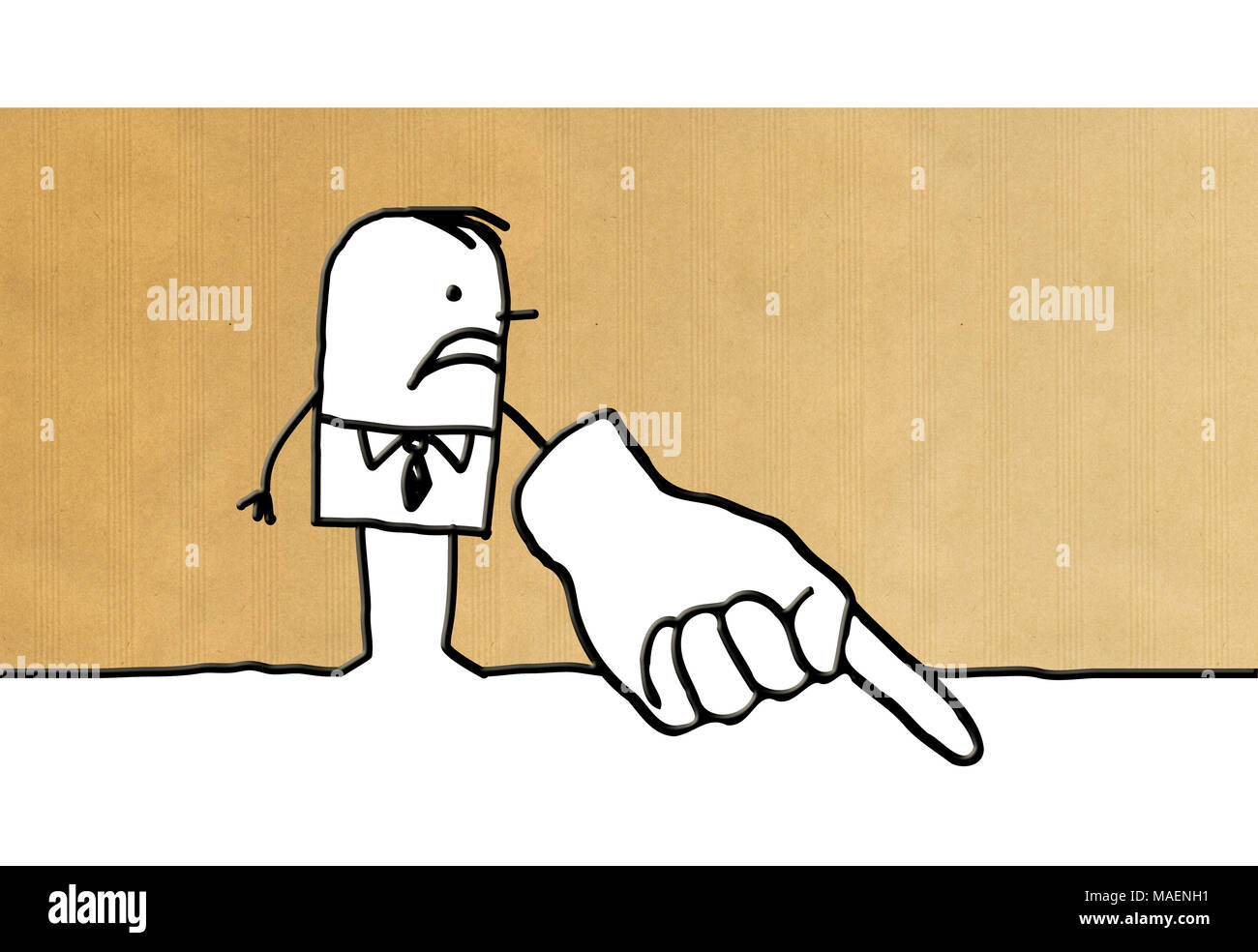 Zeigefinger Cartoon Stockfotos und -bilder Kaufen - Alamy