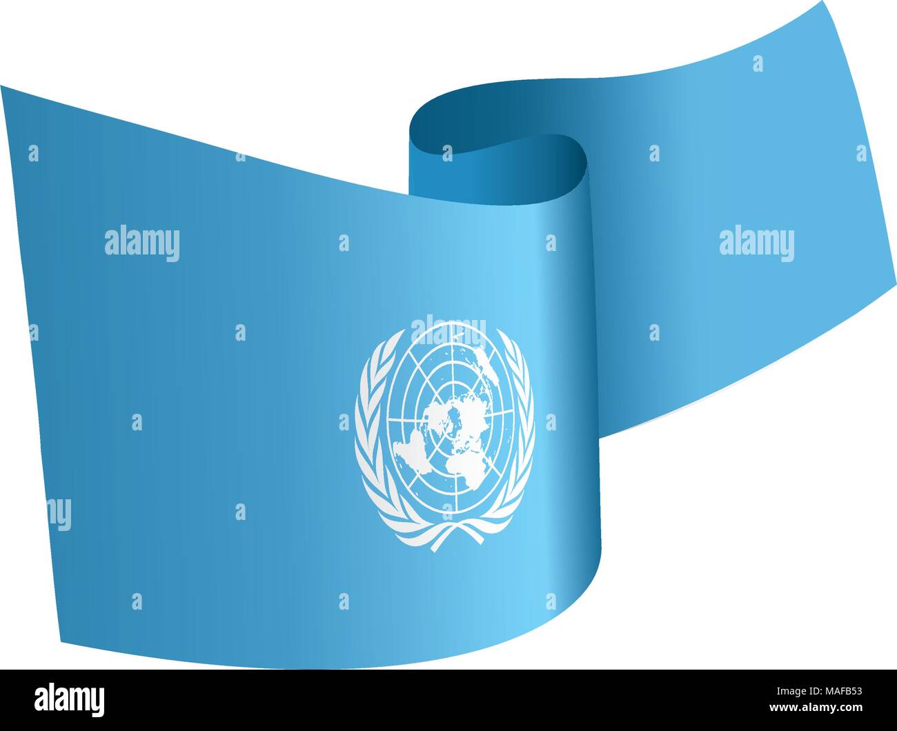 Flaggen der vereinten nationen Stock-Vektorgrafiken kaufen - Alamy