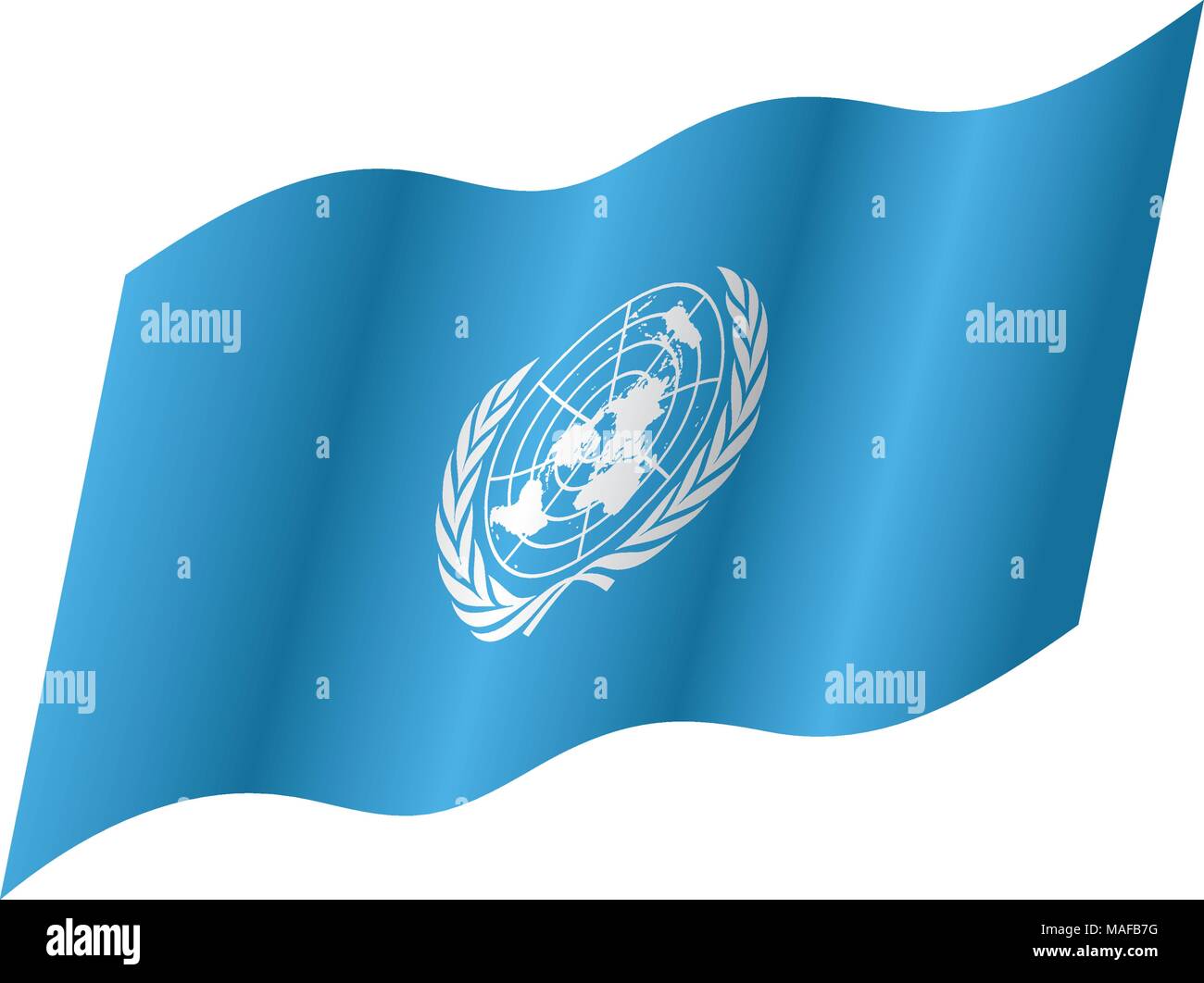 Flaggen der vereinten nationen Stock-Vektorgrafiken kaufen - Alamy