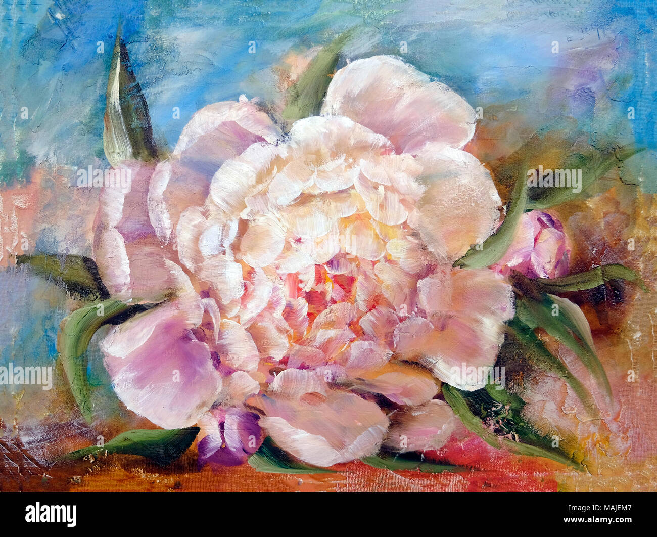 Kunst ölgemälde blume -Fotos und -Bildmaterial in hoher Auflösung – Alamy