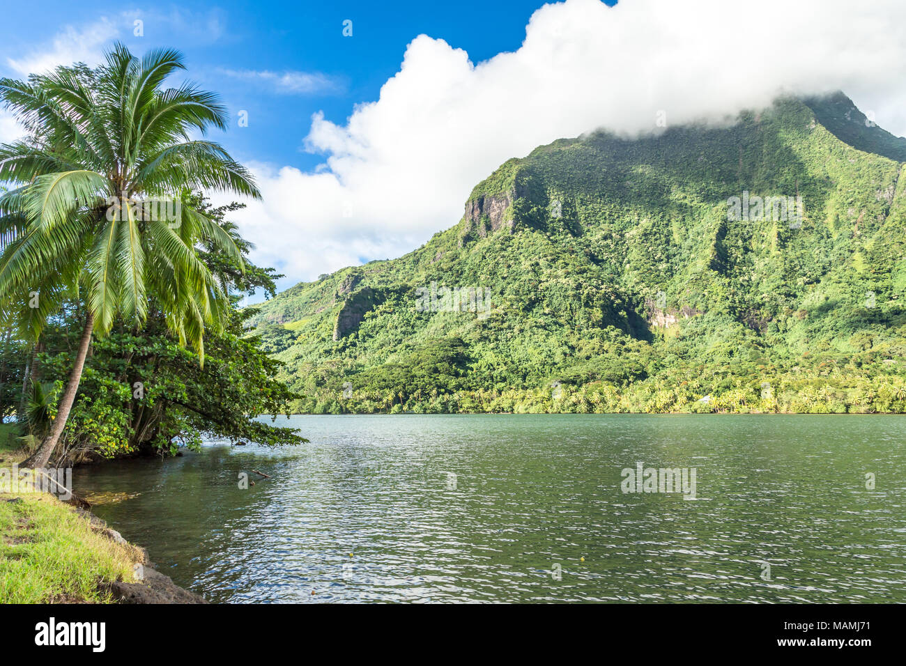 Insel Moorea in Französisch Polynesien Stockfotografie - Alamy