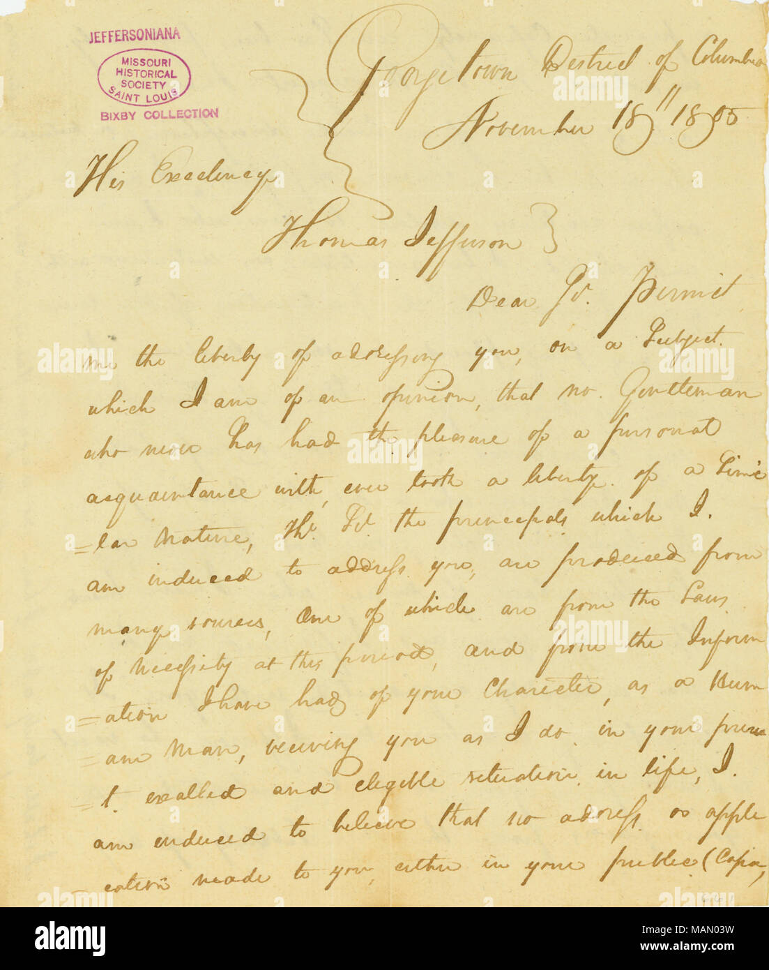 Staaten, die sein Schwager, Herr Anderson, wird im Senat und fordert ...