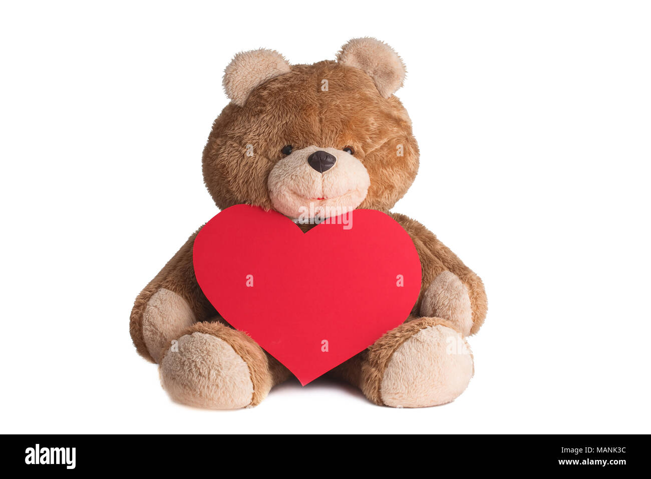 Big brown teddy bear holding -Fotos und -Bildmaterial in hoher ...