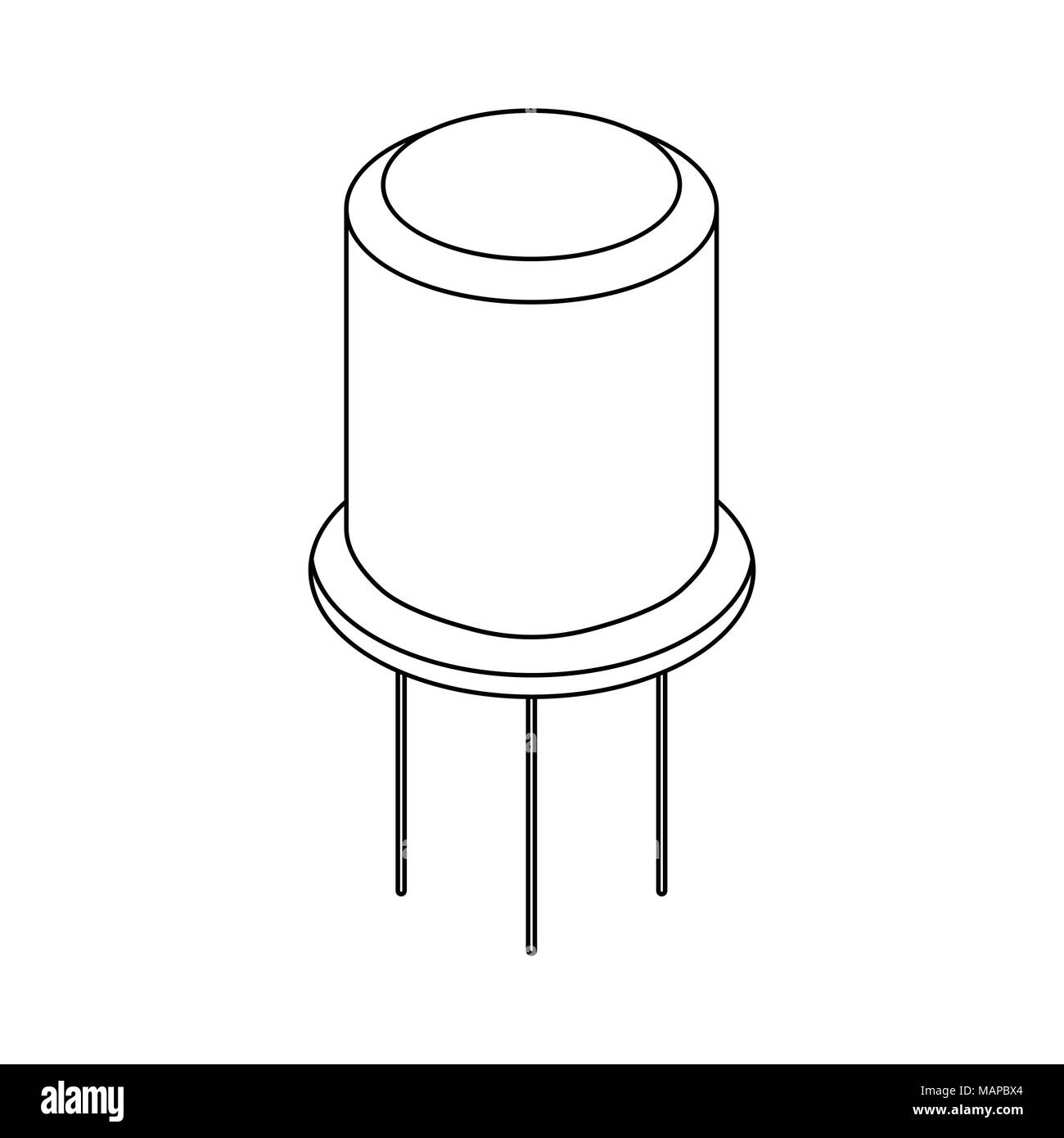 Icono de transistor Stock-Vektorgrafiken kaufen - Alamy