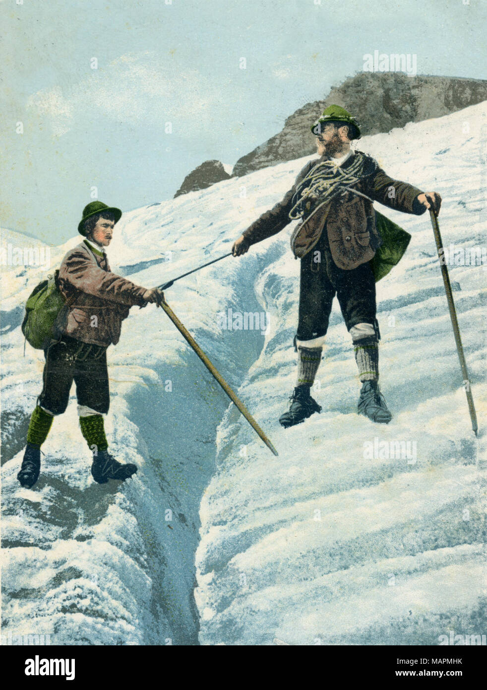 Historische bergsteiger -Fotos und -Bildmaterial in hoher Auflösung – Alamy