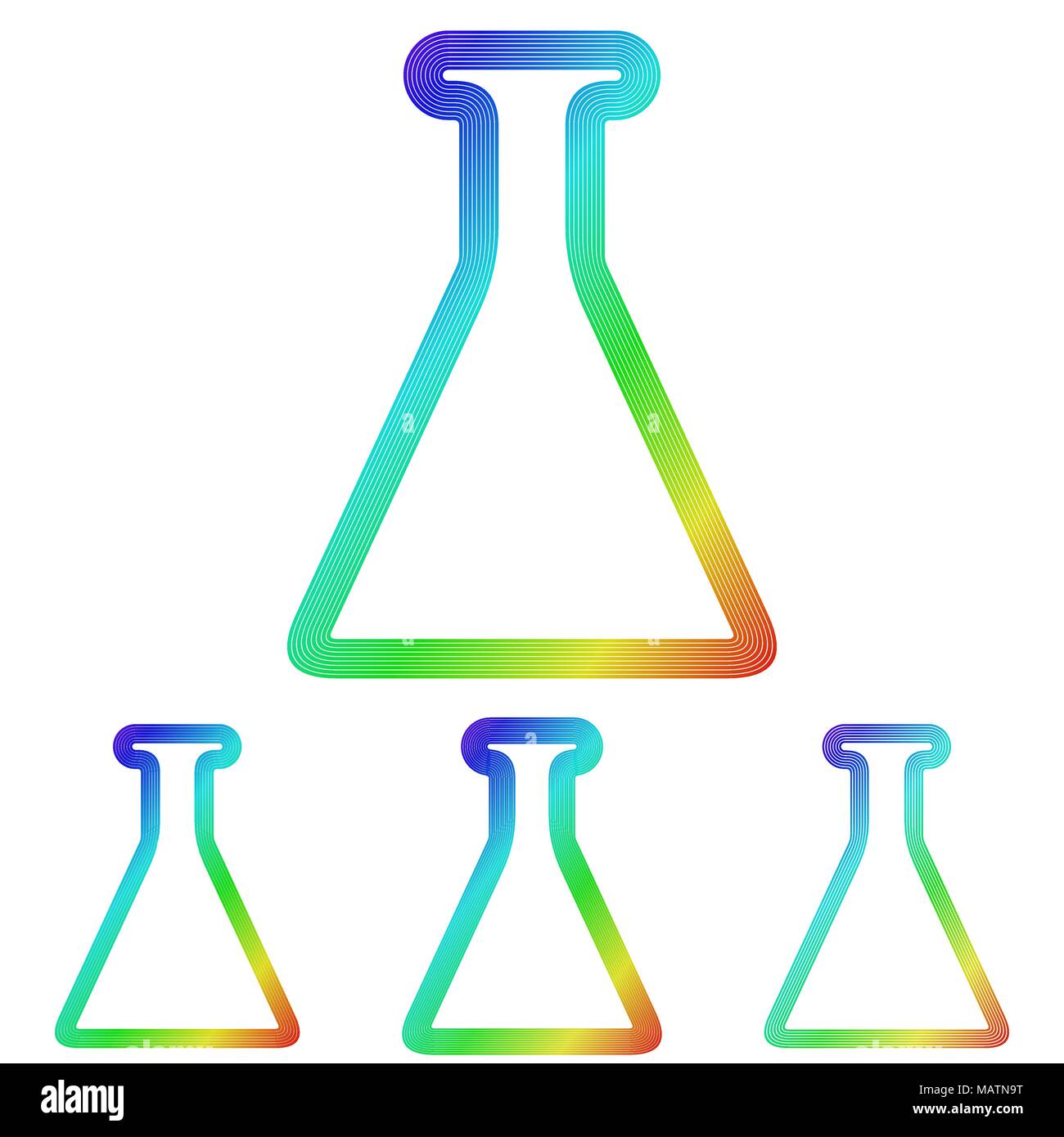 Laboratory logo Stock-Vektorgrafiken kaufen - Alamy