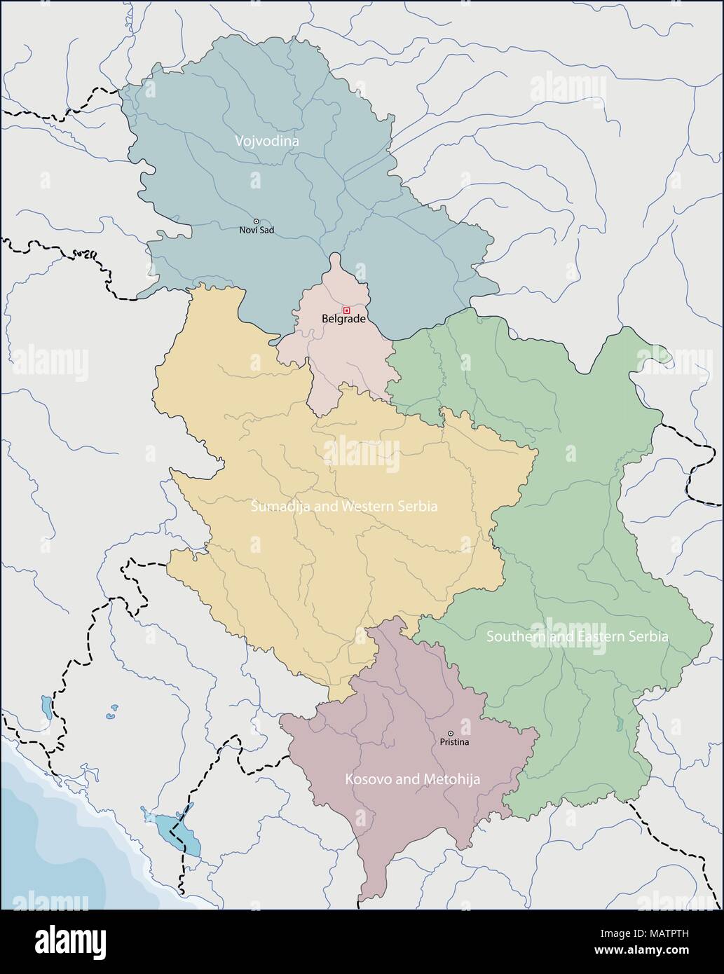 Serbia kosovo karte Stock-Vektorgrafiken kaufen - Alamy