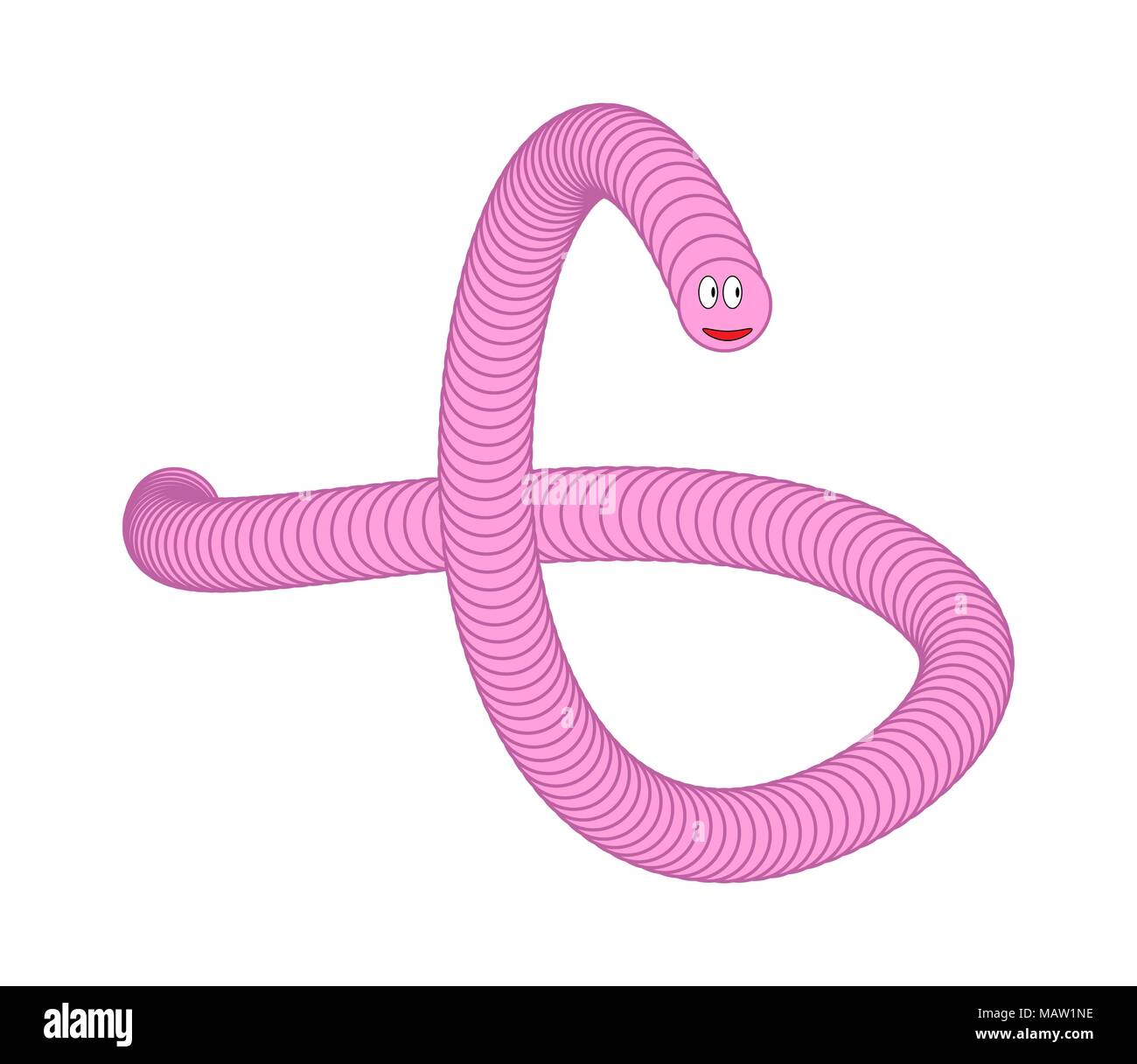 Wurm cartoon Stock-Vektorgrafiken kaufen - Alamy