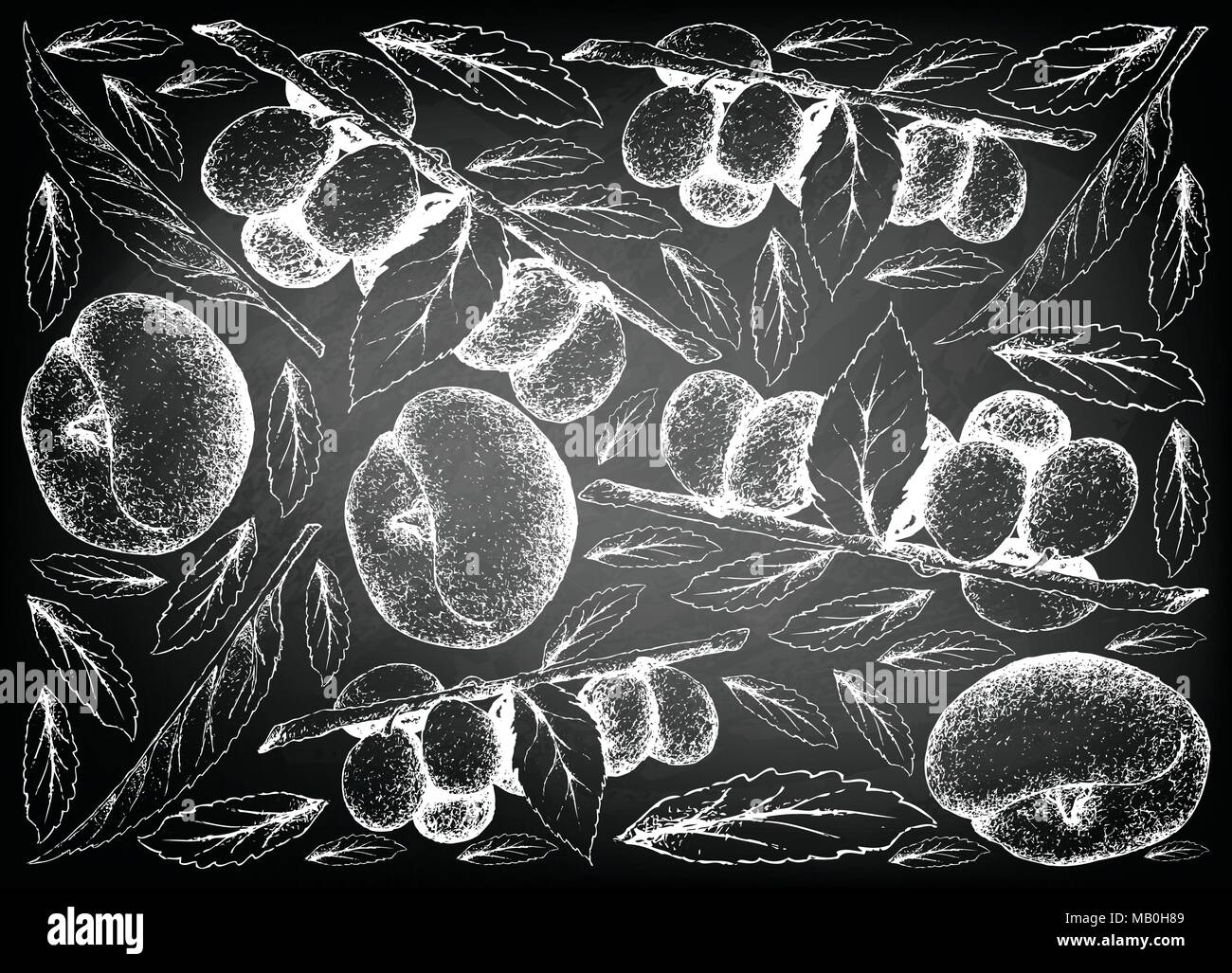 Exotische Früchte, Illustration Hintergrund von Hand gezeichnete Skizze ... Exotische Früchte, Illustration Hintergrund von Hand gezeichnete Skizze ...