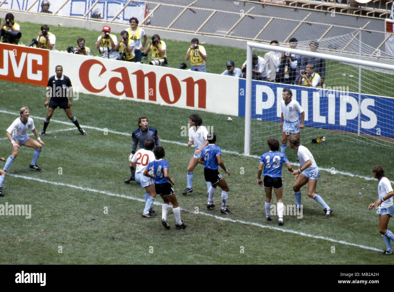 World Cup 1986 Quarter Final Stockfotos & World Cup 1986 Quarter Final ...