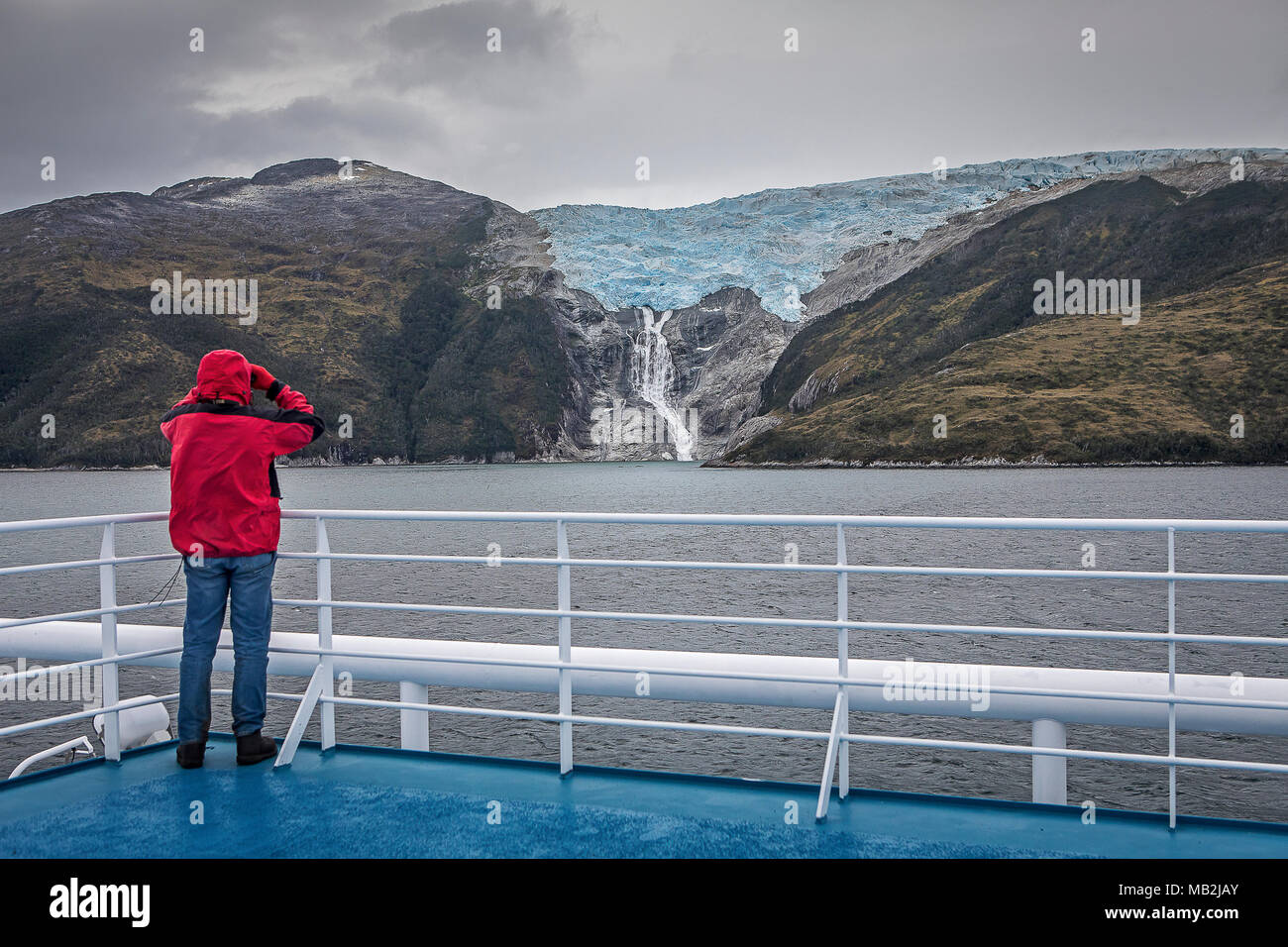 Gletscher Romanche, in der Allee der Gletscher von Ventus ...