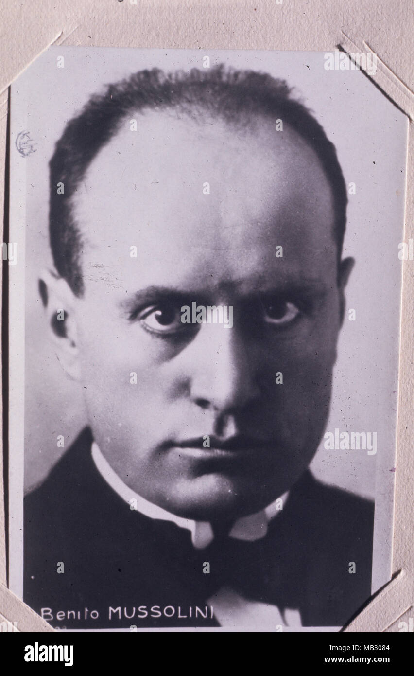 Der italienische diktator benito mussolini -Fotos und -Bildmaterial in ...