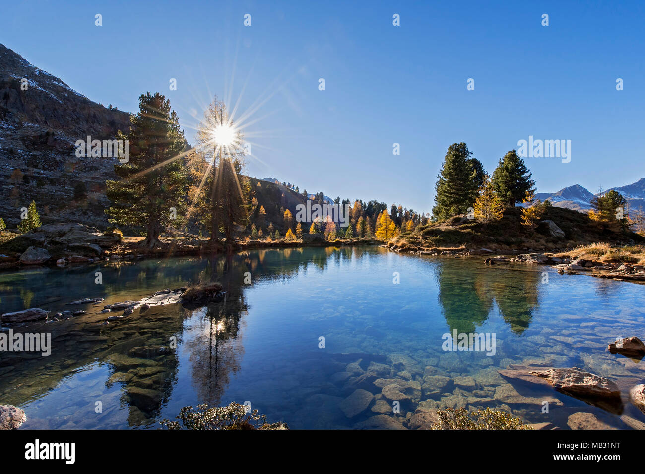 Berglisee See in der Samnaungruppe, Verwallgruppe, Mathon im Paznauntal ...