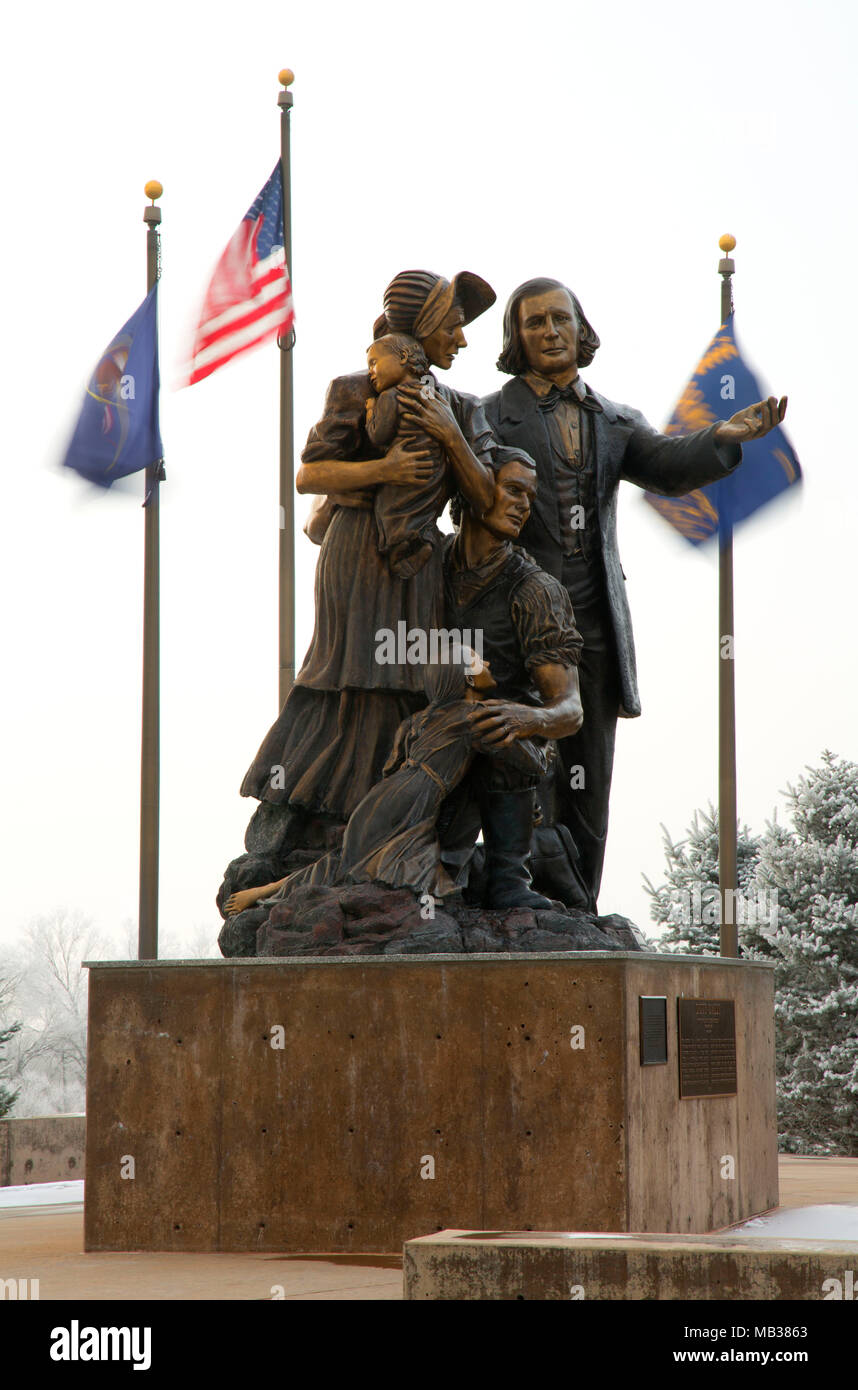 Die Pflicht Ruft Statue an MORMONENBATAILLON PLAZA, das ist der Ort ...