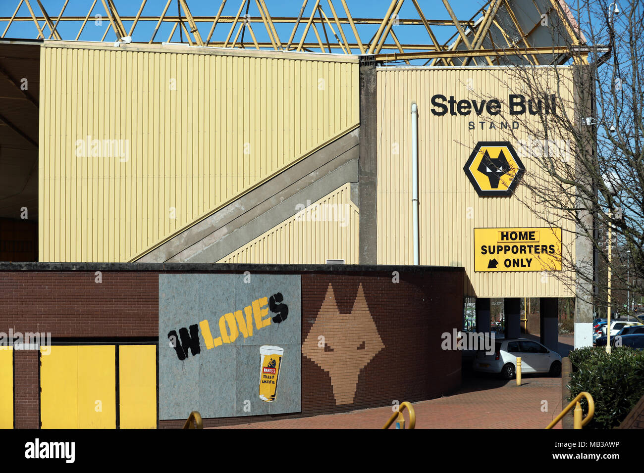 Molineux Stadium, Heimstadion der Premier League Team der Wolverhampton ...