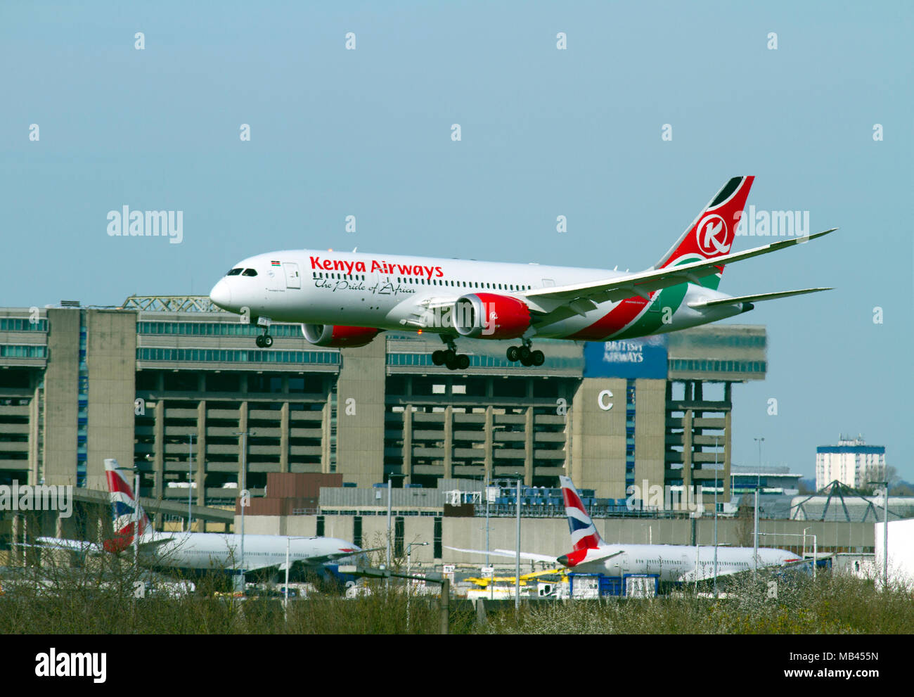 Boeing 787 Dreamliner Side View Stockfotos und -bilder Kaufen - Alamy
