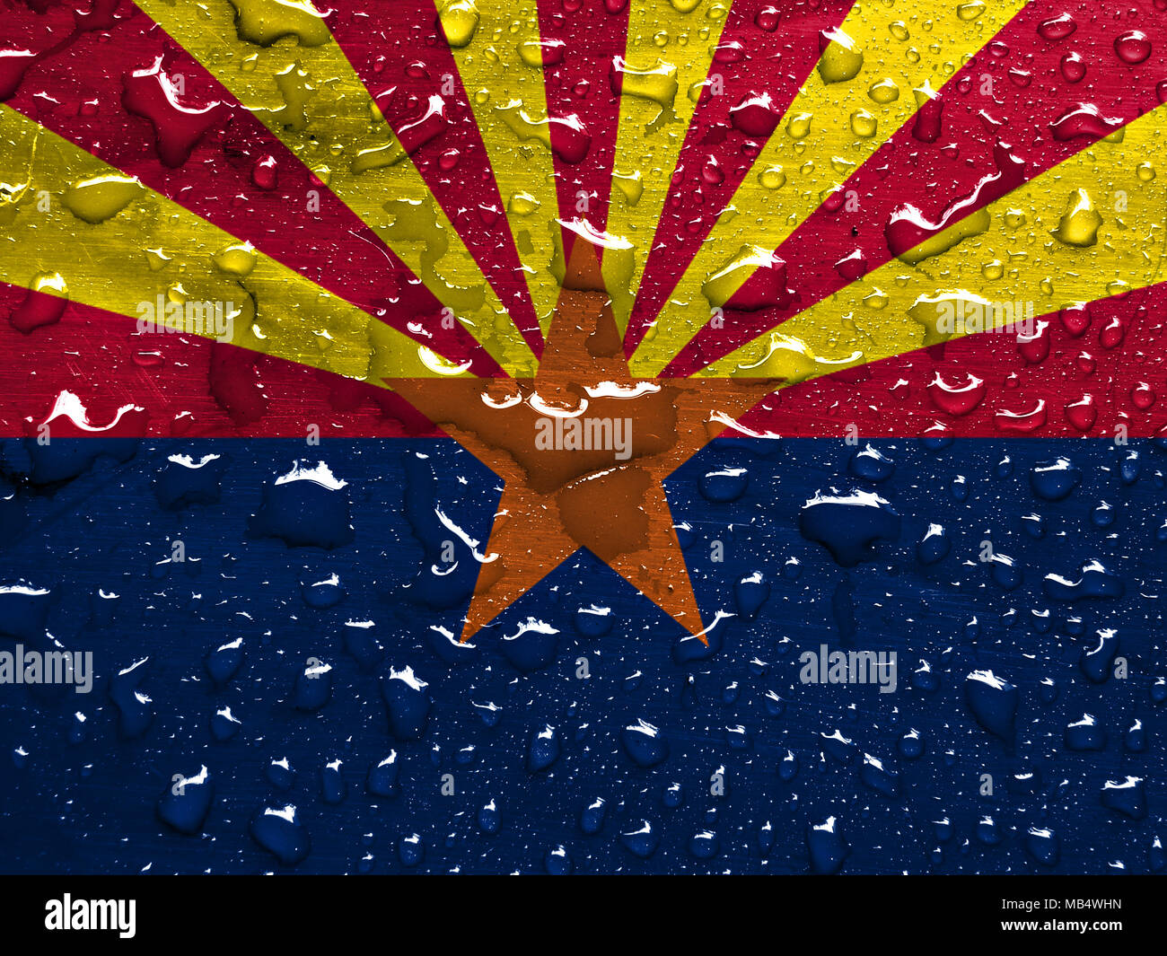 Arizona Flag Stockfotos und -bilder Kaufen - Alamy