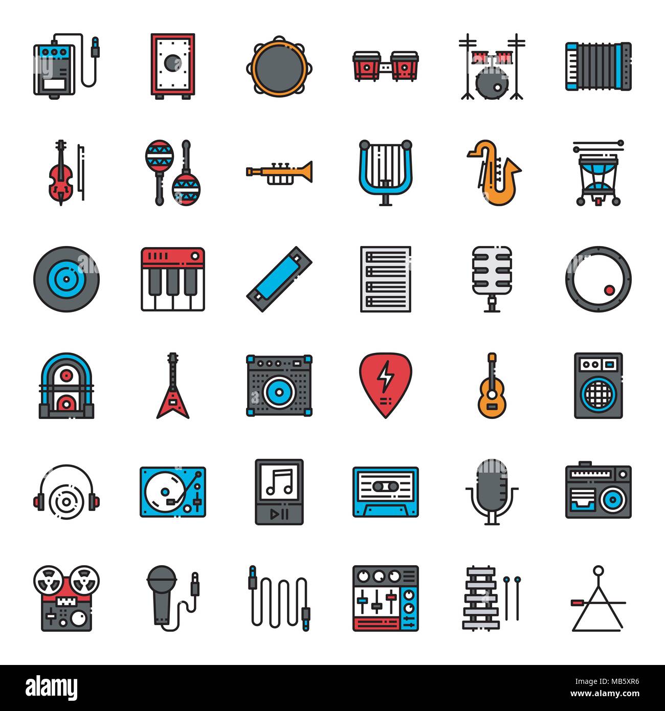 Music icon Stock-Vektorgrafiken kaufen - Alamy